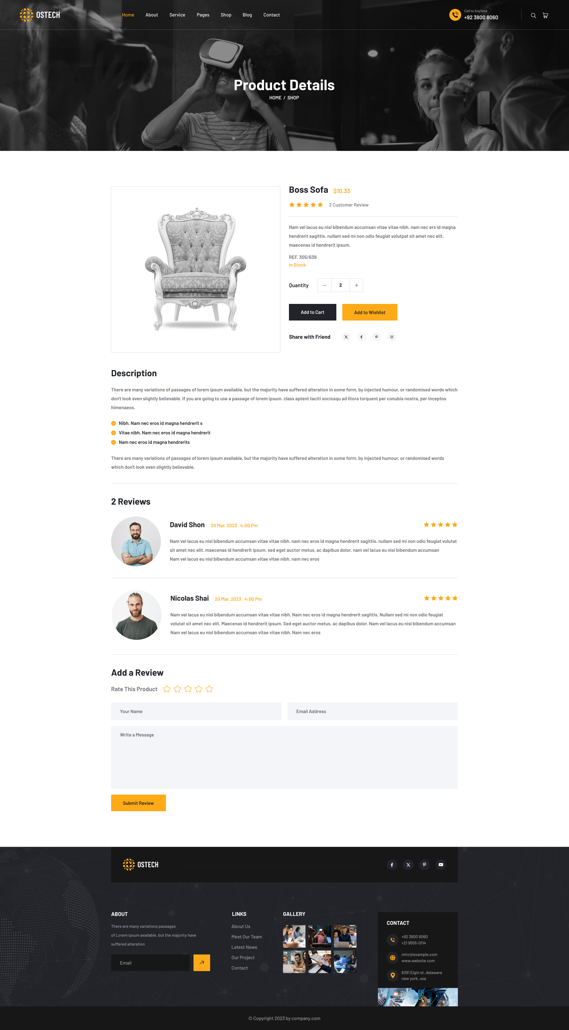 Ostech - Technology IT Services Figma Template by Pixydrops | ThemeForest